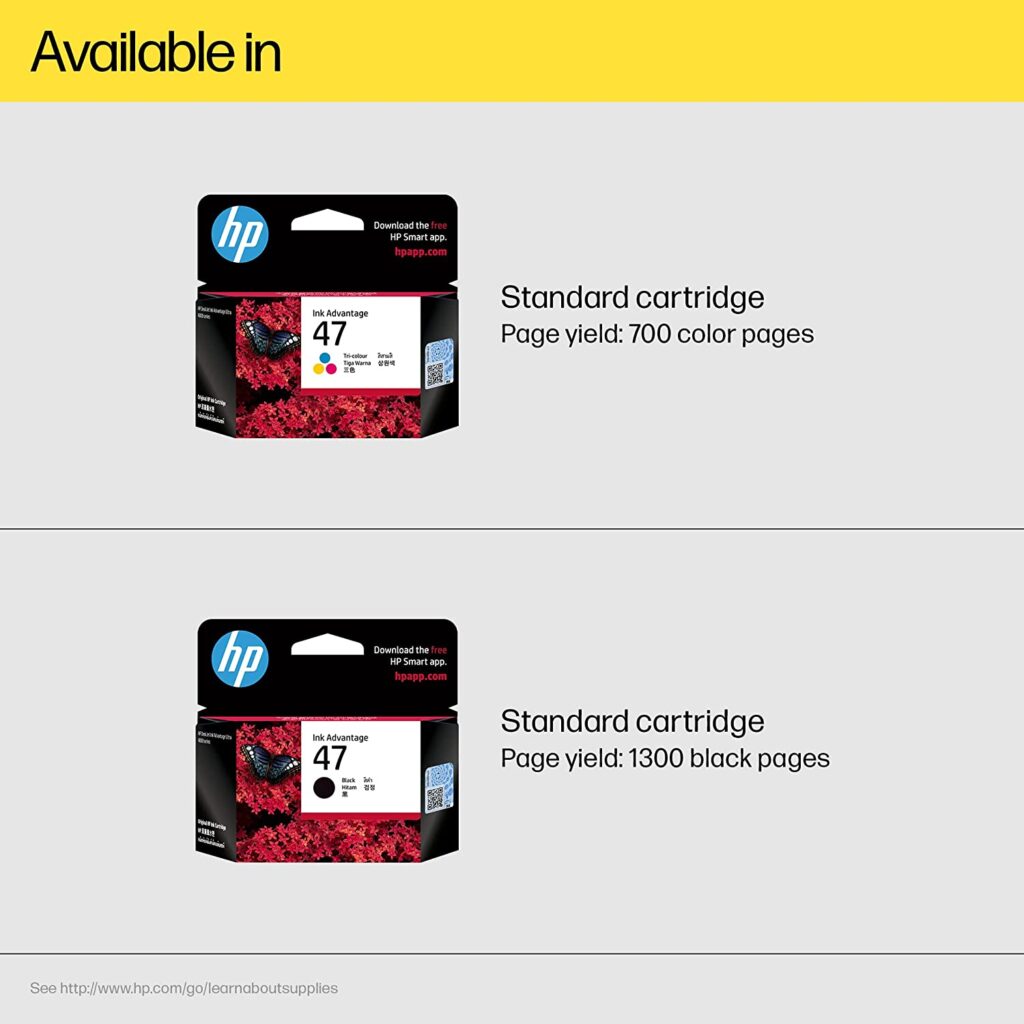 Buy Original HP 47 Tri-Color Ink Cartridge - 6ZD61AA