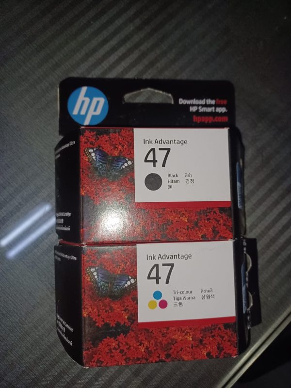 Buy Hp 47 Combo Tri-colour & Black Original ink cartridge - DP Store