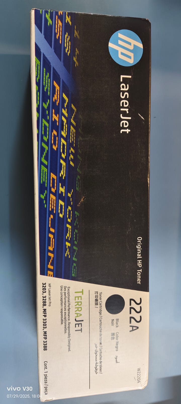 Buy Original HP 222A Black Toner Cartridge (W2220A)